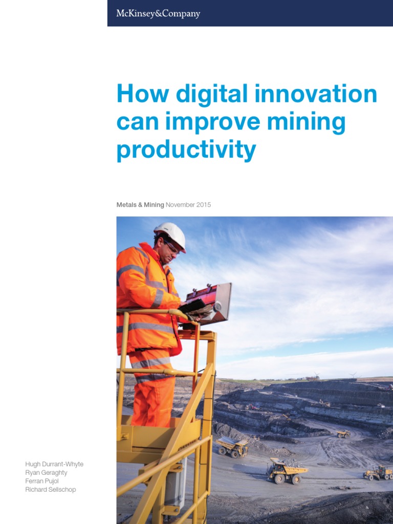 How Digital Innovation Can Improve Mining Productivity | PDF | Mining ...