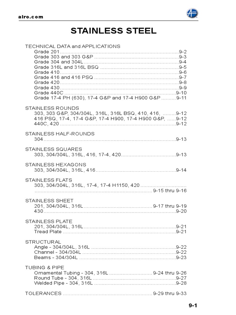 009-stainless.pdf | Stainless Steel | Steel