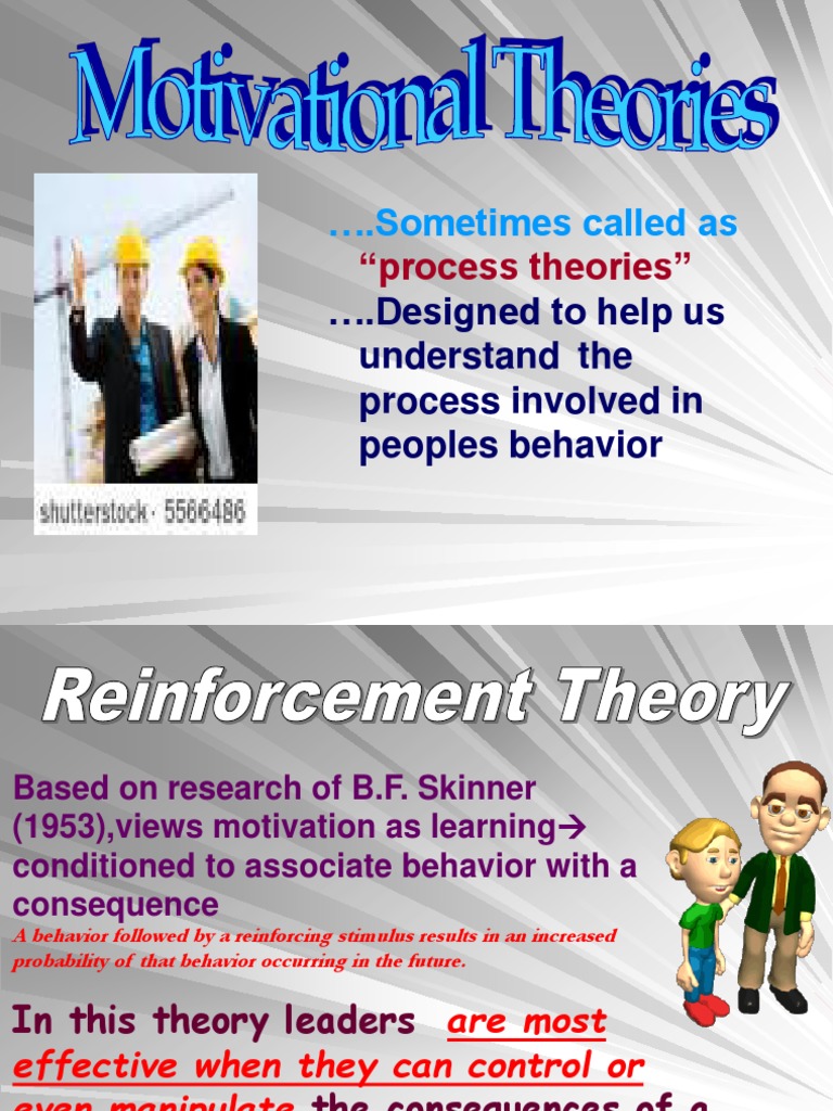 .Sometimes Called As: "Process Theories" | PDF | Motivation | Motivational