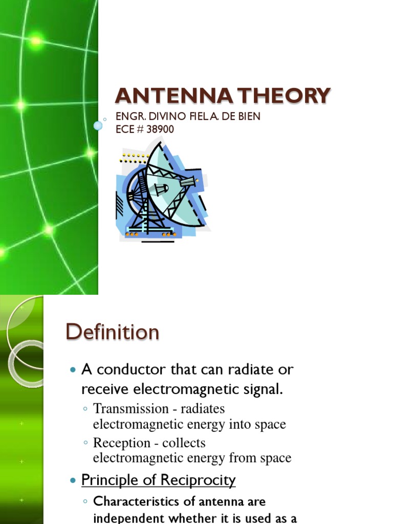 Antenna Theory | PDF | Antenna (Radio) | Radio Technology