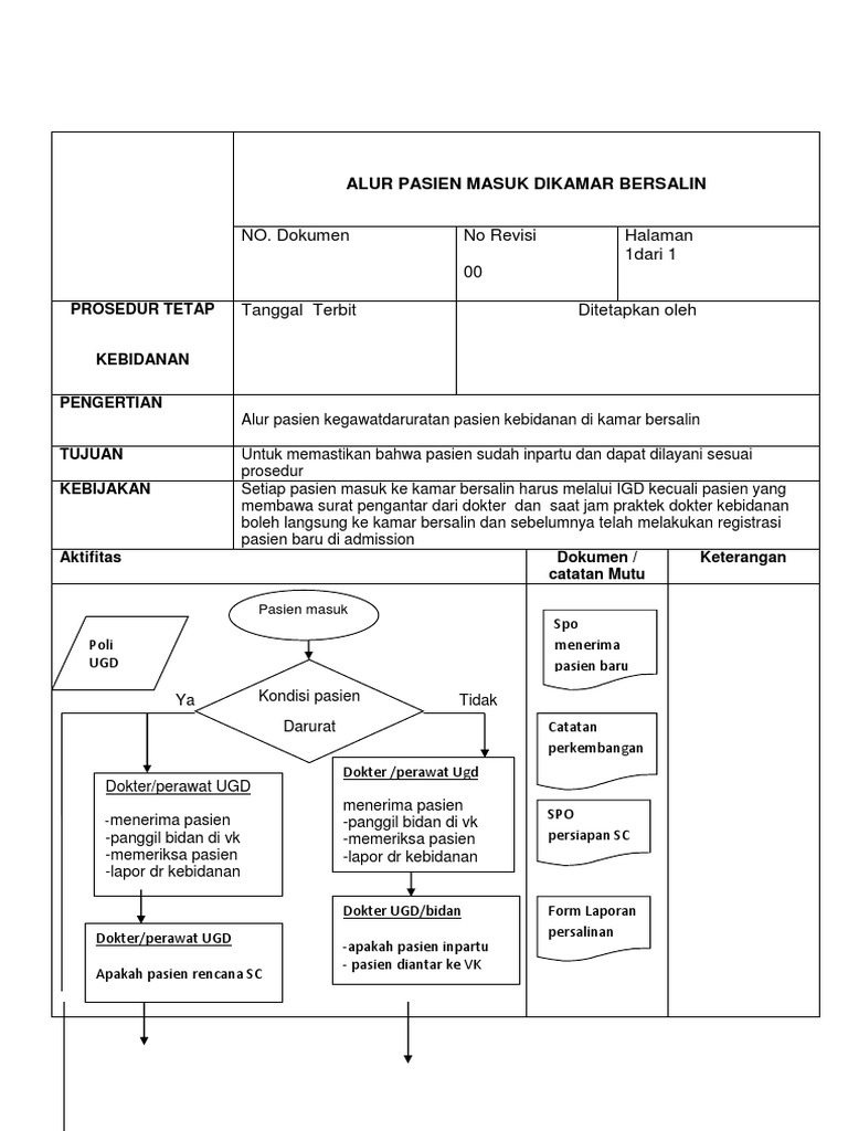 Alur Pasien Masuk | PDF | Sains & Matematika