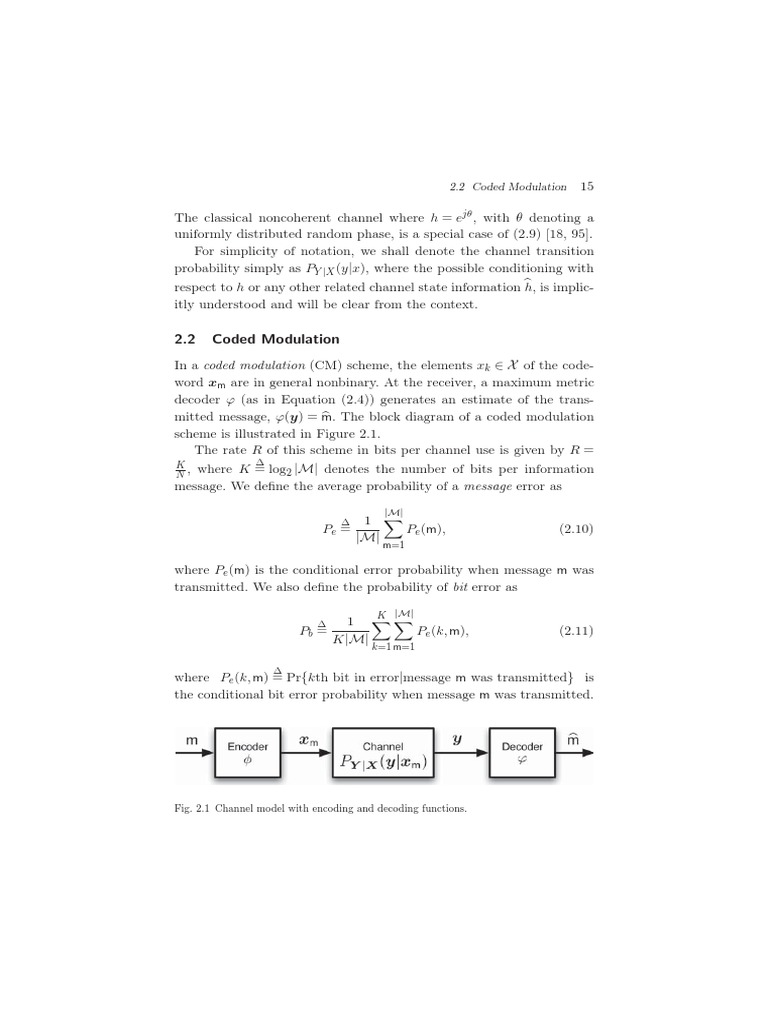 2.2 Coded Modulation | PDF | Code | Bit