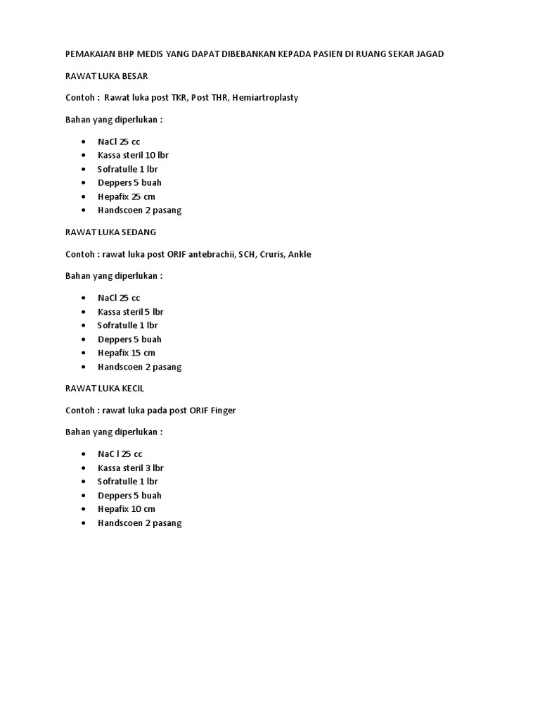 Rawat Luka Besar | PDF