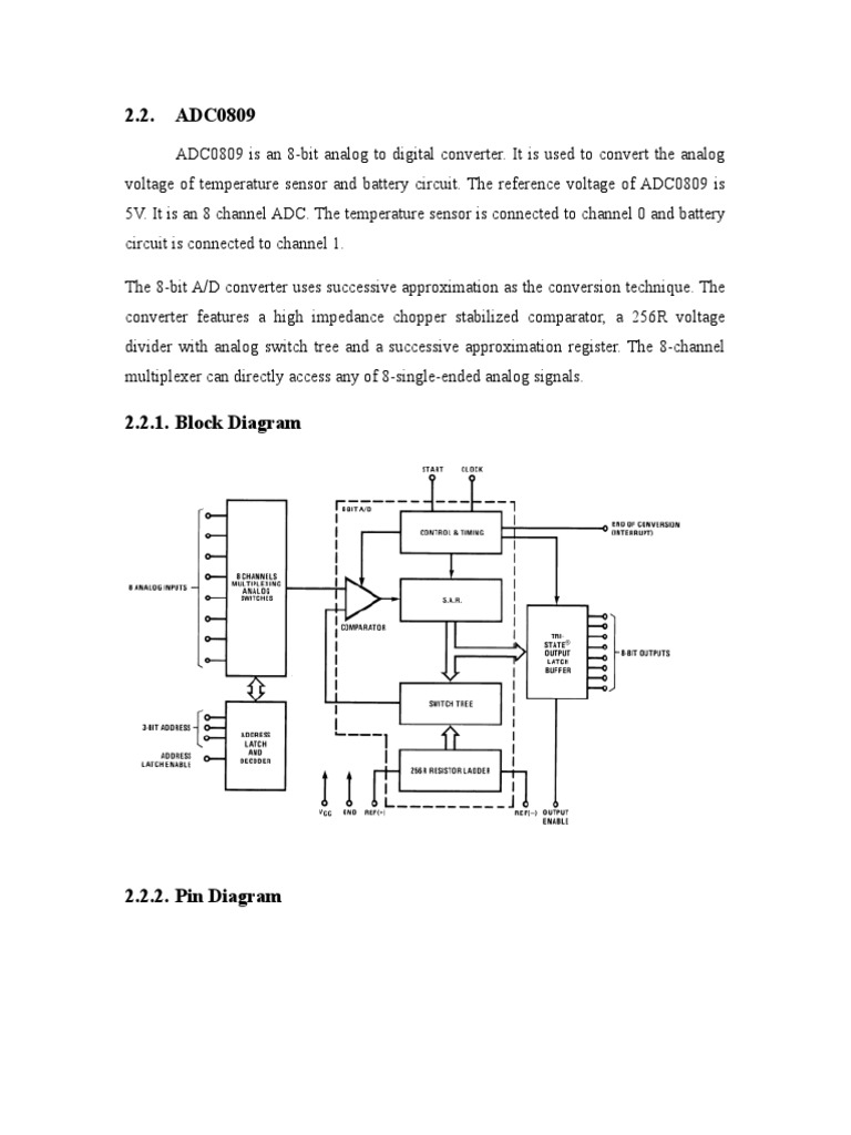 ADC0809 | PDF | Analog To Digital Converter | Telecommunications Engineering
