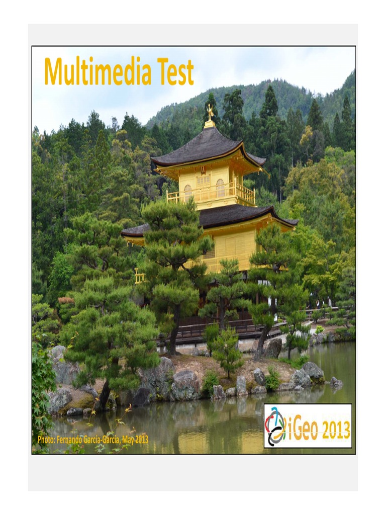 Multimedia Test Multimedia Test: Photo: Fernando García-García, May ...