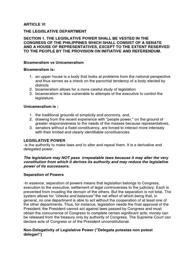 Article Vi | PDF | Appropriation Bill | United States Congress