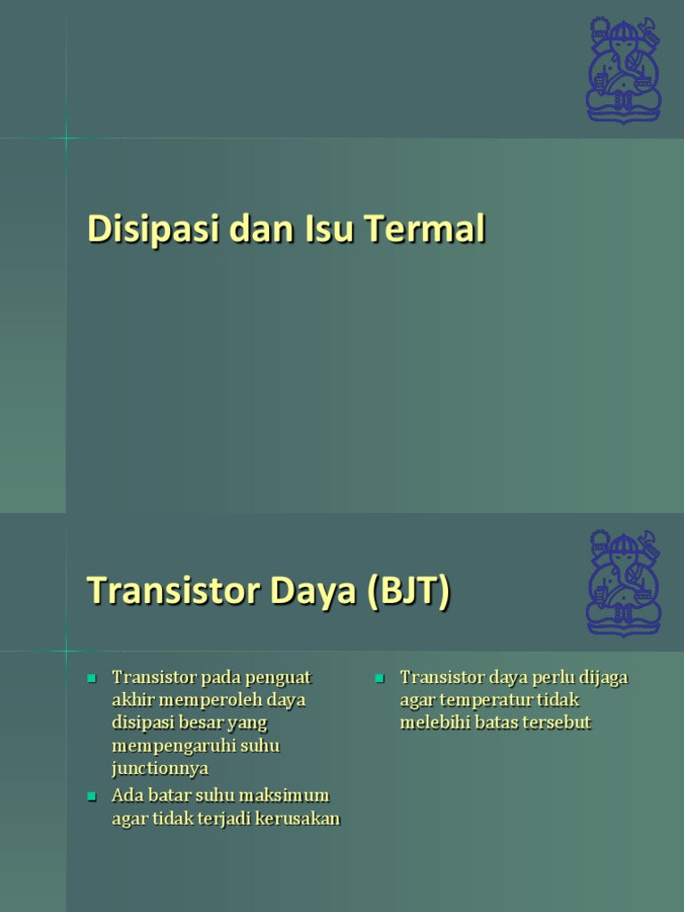 50 Penguat Daya - Disipasi Dan Isu Termal | PDF | Metode & Bahan Ajar ...