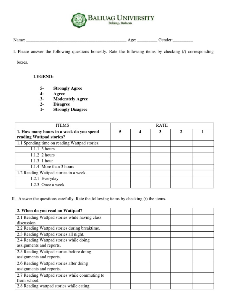 Legend: 5-Strongly Agree 4 - Agree 3 - Moderately Agree 2 - Disagree 1 ...