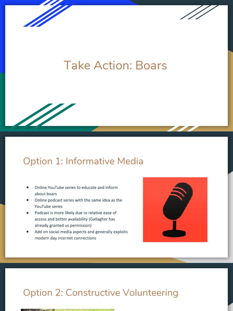 Take Action Presentation | PDF