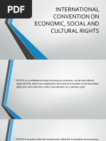 International Covenant On Economic, Social and Cultural Rights, 1966 | PDF