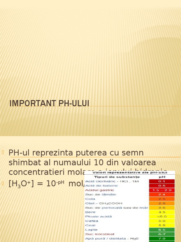 Importanta PH-ului | PDF