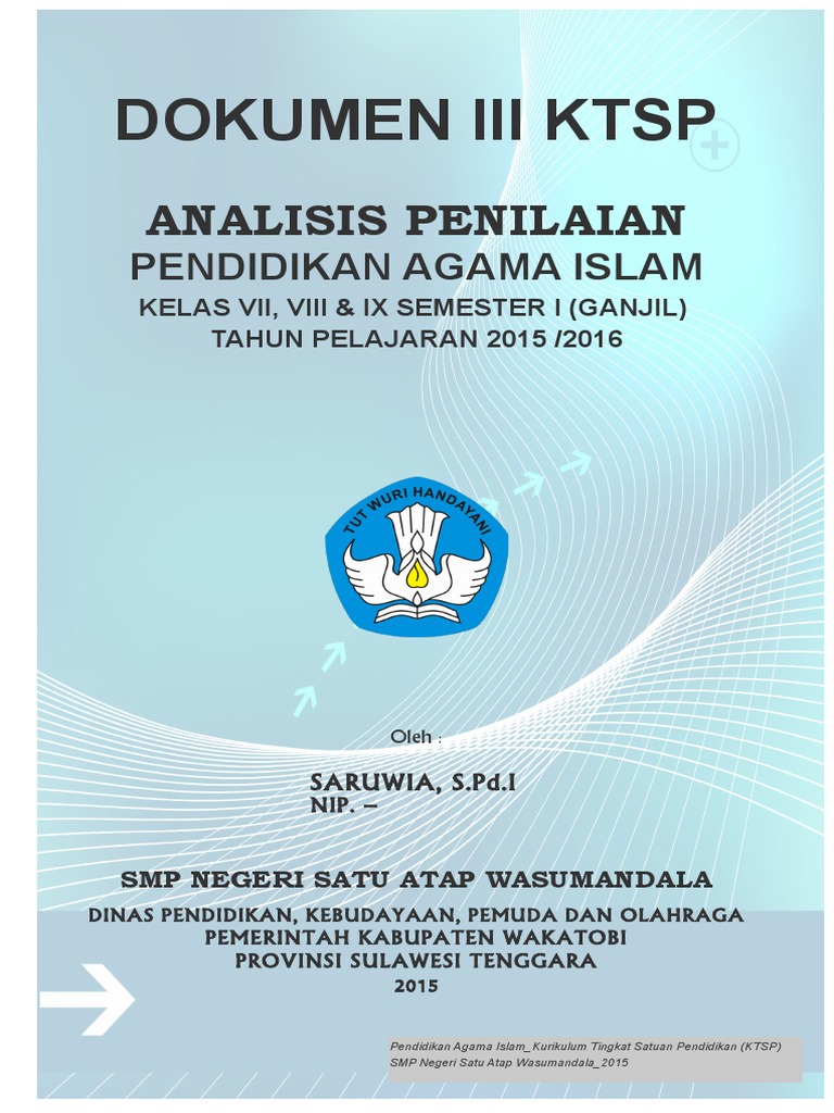 Cover Dokumen 3 KTSP | PDF