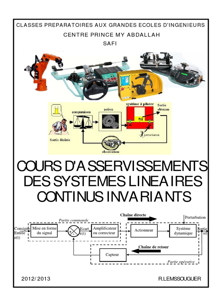 Cours Asservissement MP | PDF | Transformation de Laplace | Automatisation