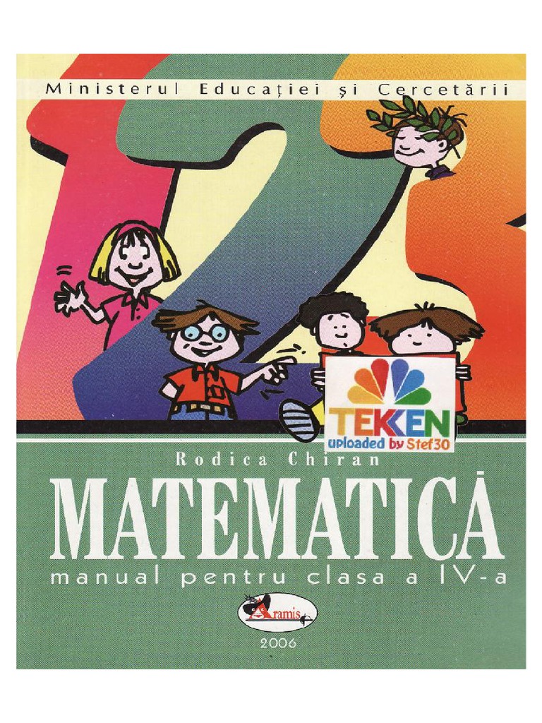 Carti Manual - Matematica Clasa.4 Ed - Aramis | PDF