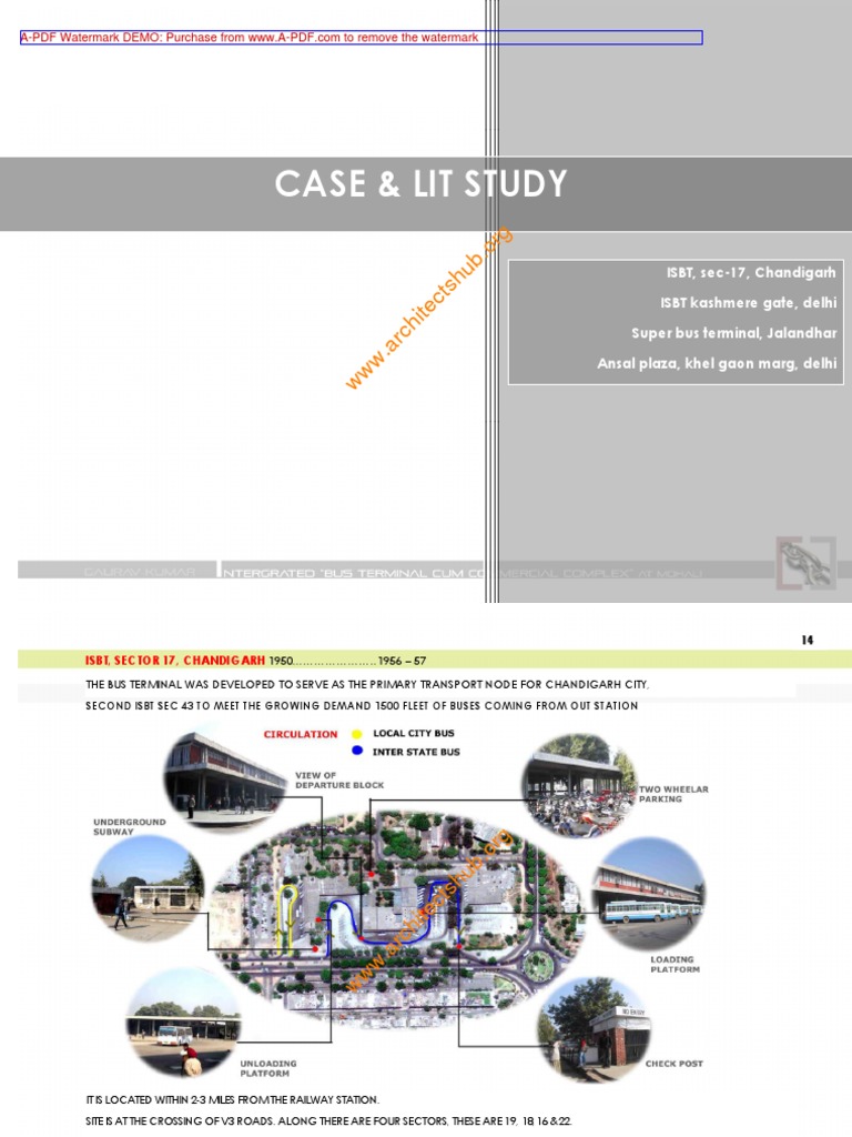 ISBT Design and Case Study Overview | PDF | Bus | Elevator