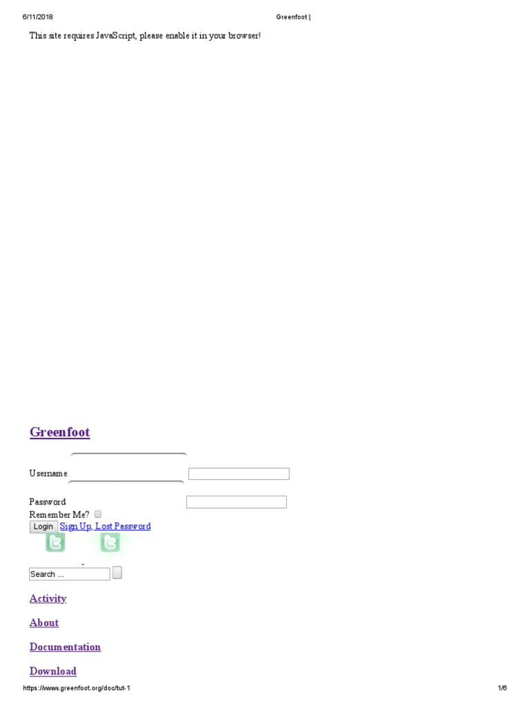 Greenfoot - 1 PDF | PDF | Class (Computer Programming) | Software Engineering
