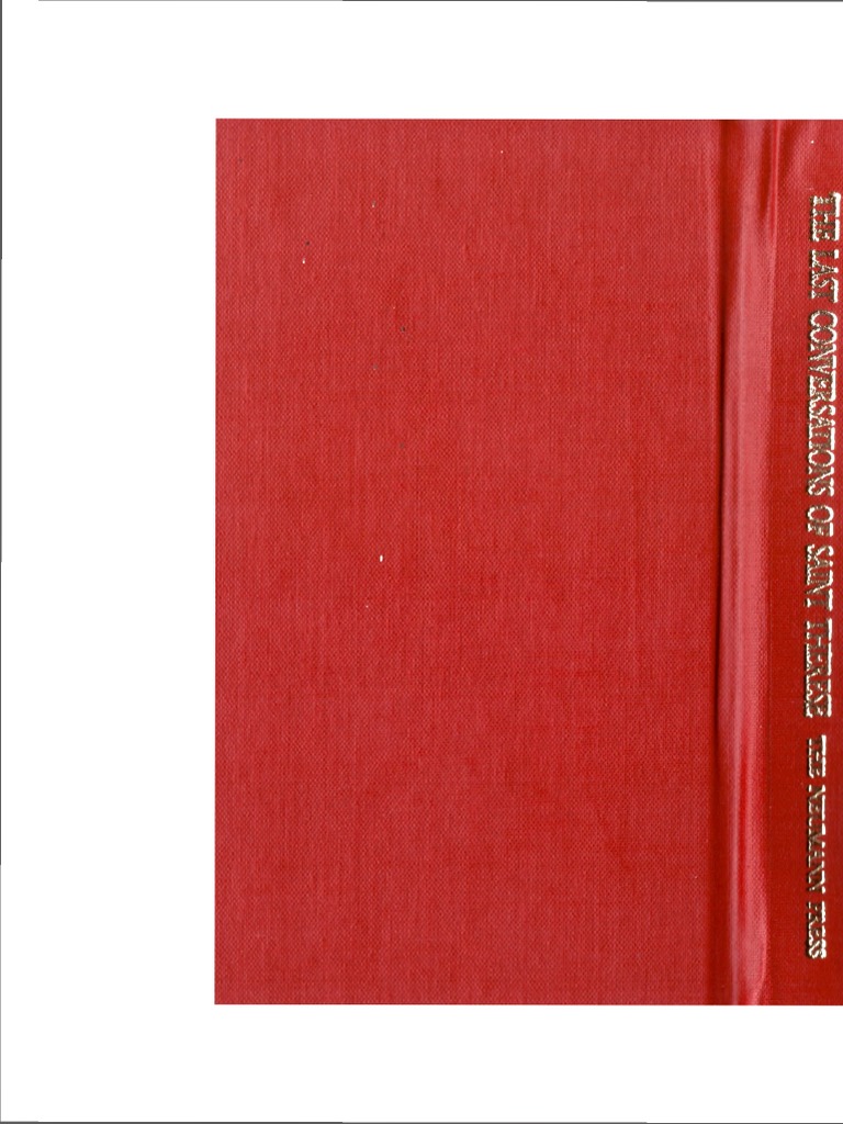 Novissima Verba. The Last Conversations of Saint Therese of Lisieux ...