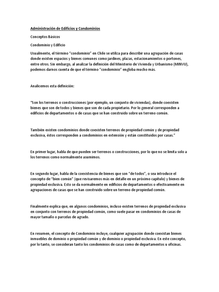 Administración de Edificios y Condominios | Condominio | Propiedad