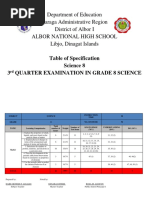 Grade 8 Science 4th Quarter Exam | PDF | Human Digestive System | Digestion