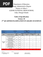 DLL Science 10 | PDF | Plate Tectonics | Earthquakes