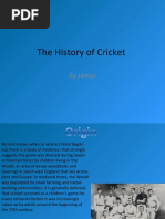 The History of Cricket | PDF | Cricket | Athletic Sports