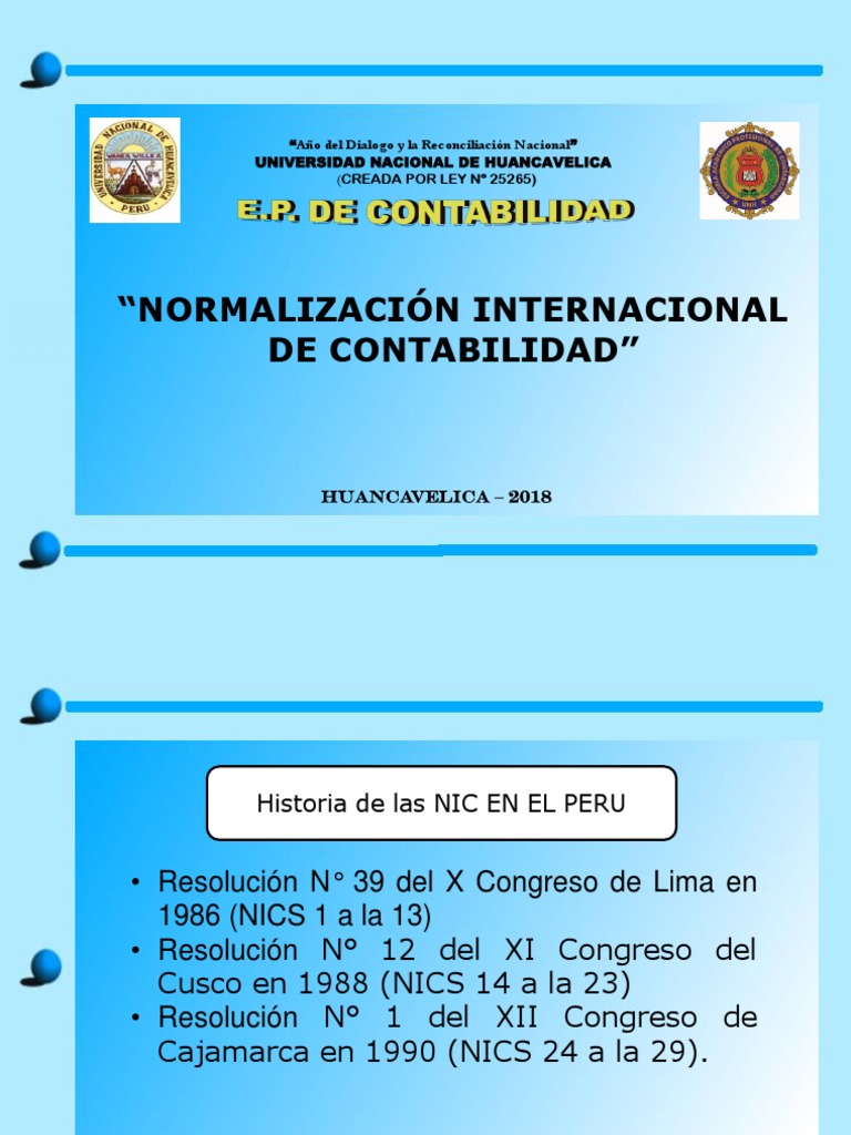 Diaposotivas de Las Nic | PDF | normas internacionales de INFORMACION ...