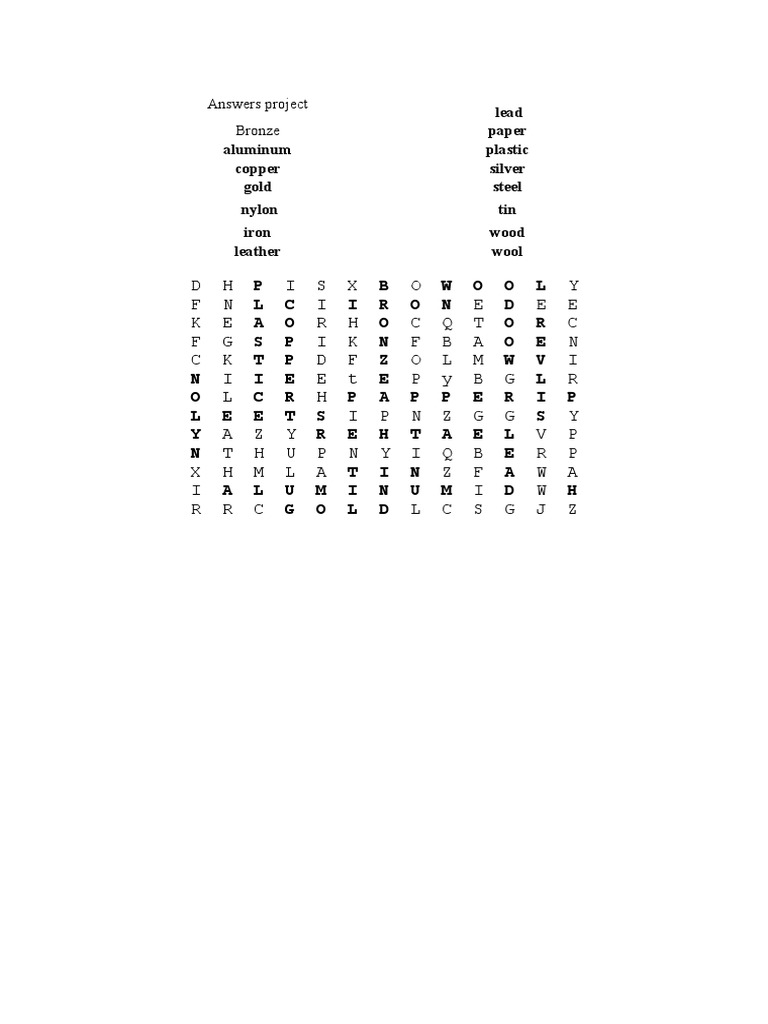 Answers Project | PDF