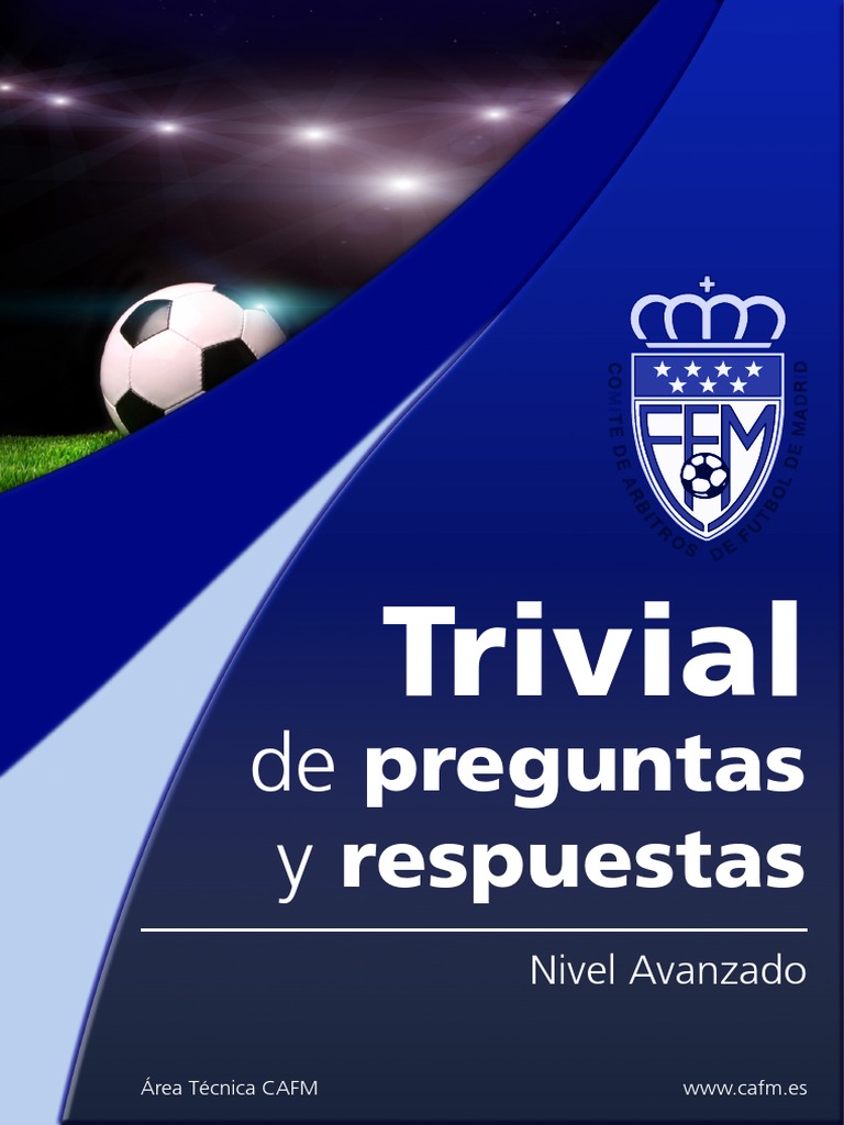 Trivial. de Preguntas y Respuestas | PDF | Árbitro | Códigos de fútbol