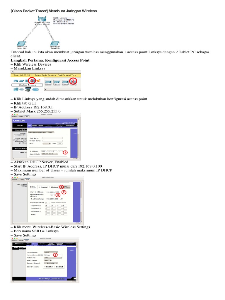 Wireles Tablet-Cisco Packet Tracer | PDF | Komputer