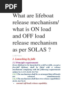 Lifeboat Launching Procedures Checklist | PDF