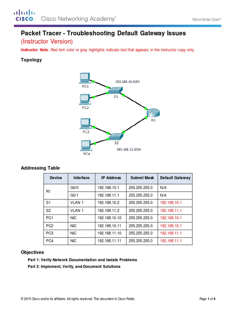 7.2.4.9 Packet Tracer - Configuring IPv6 Addressing - ILM | PDF | Gateway (Telecommunications ...