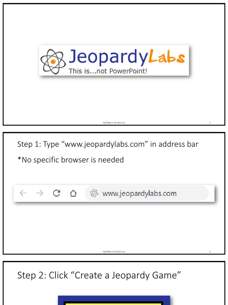 How to Create a Jeopardy Game | PDF | Hyperlink | Hypertext