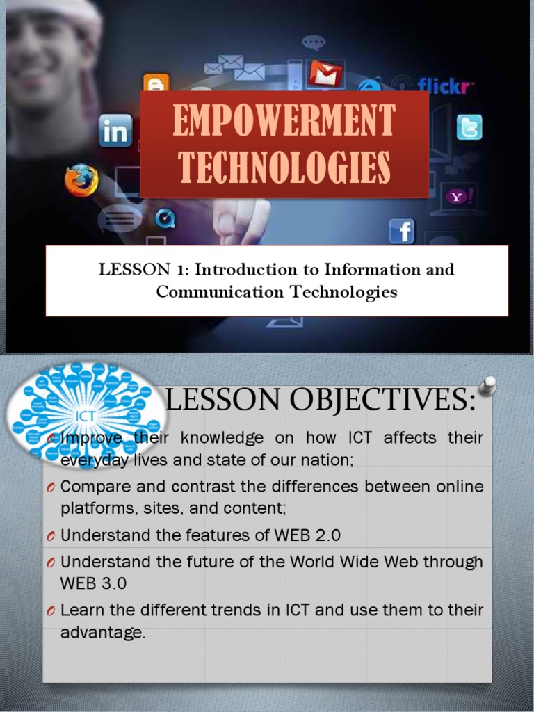 Empowerment Technologies: LESSON 1: Introduction To Information and ...
