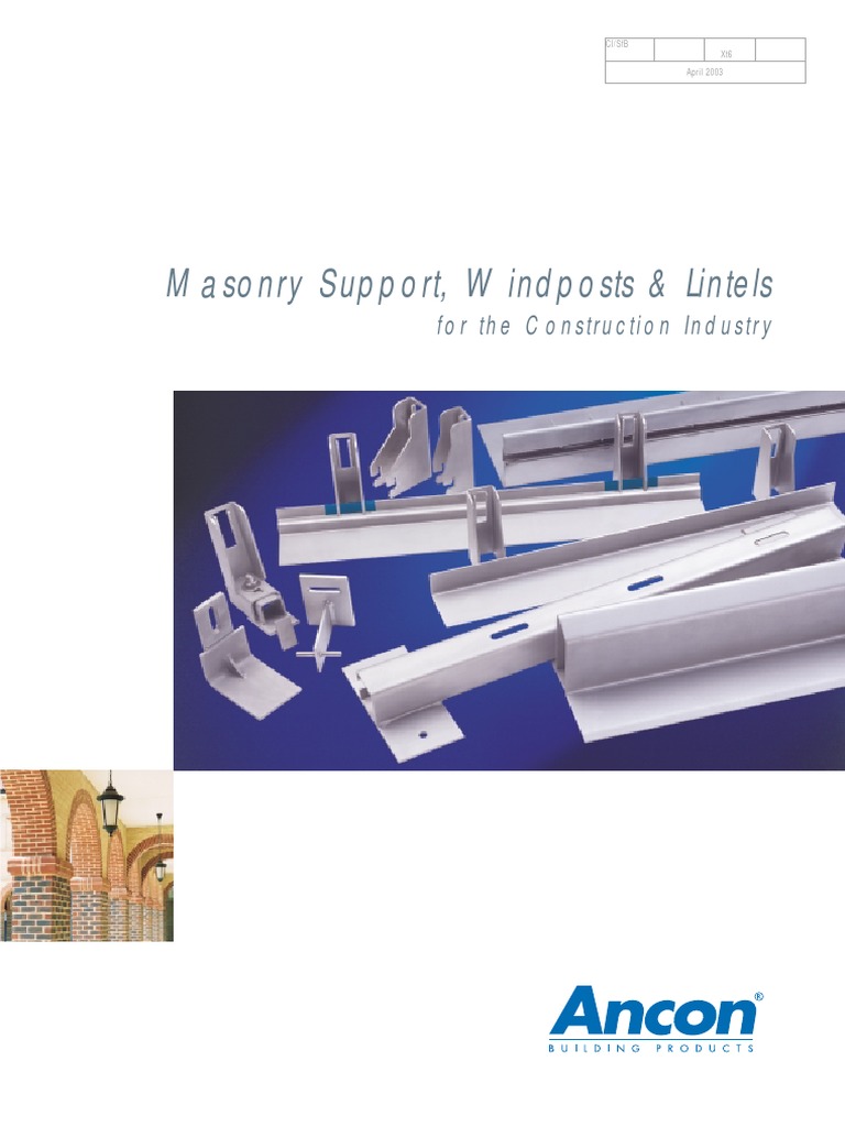 Ancon | PDF | Structural Steel | Stainless Steel