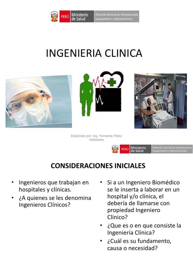 Ingenieria Clinica Definicion PDF | PDF | Hospital | Ingeniería