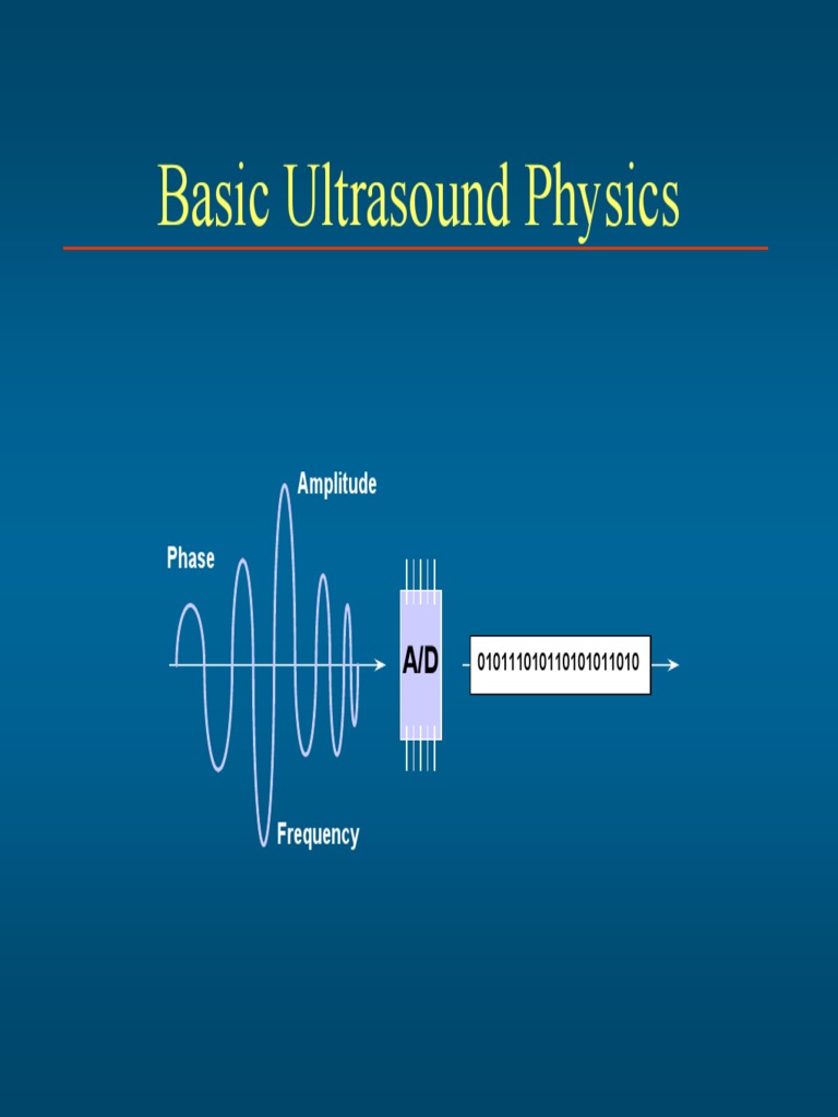 Basic Ultrasound Physics Amplitude Pdf Waves Attenuation