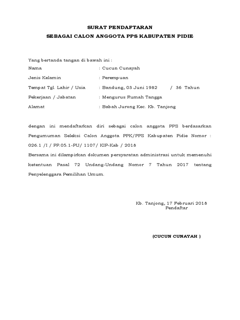 Formulir PPK, Pps Dan Kpps | PDF