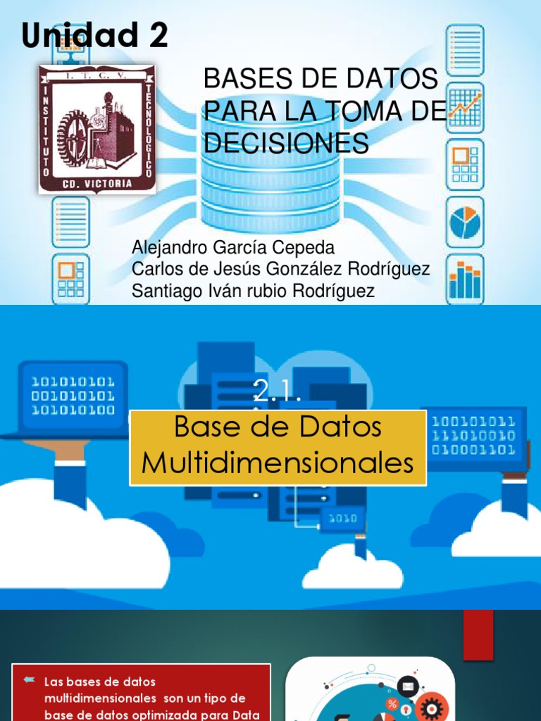 Unidad 2 | PDF | Almacén de datos | Bases de datos