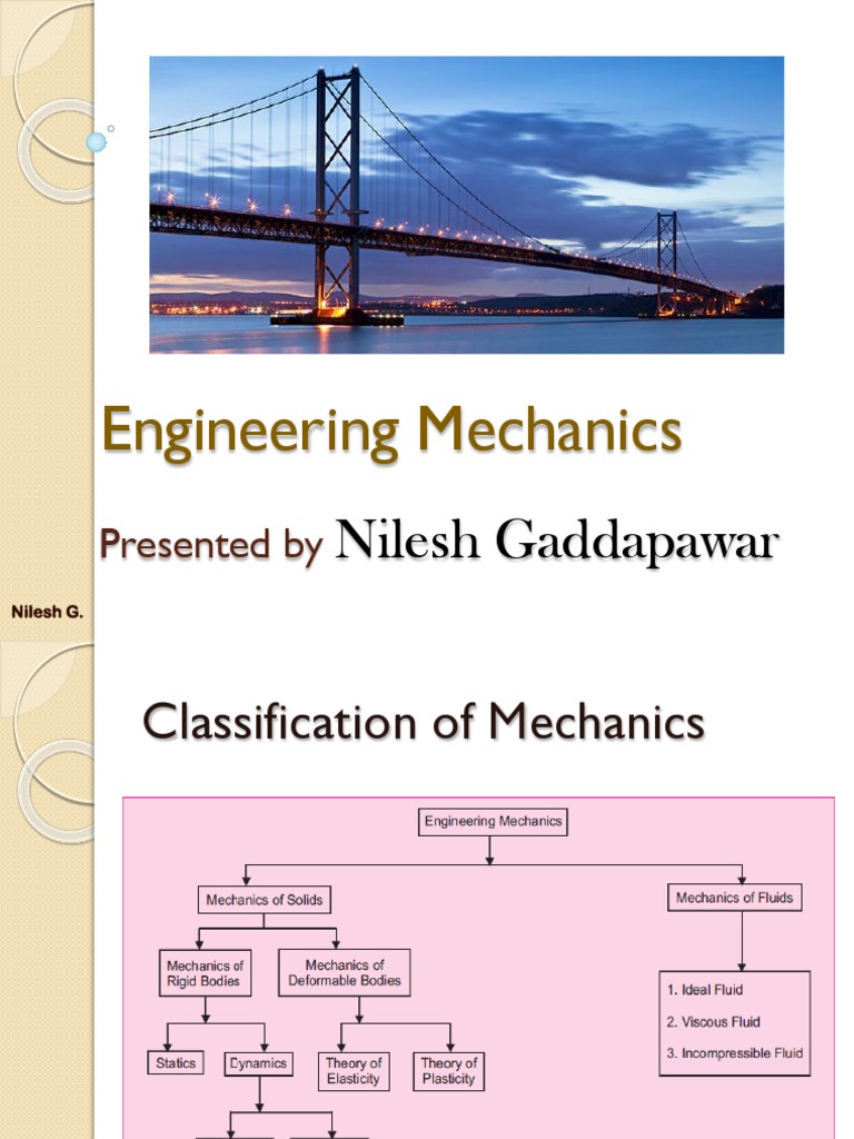 Engineering Mechanics PPT 1 | PDF | Velocity | Mass