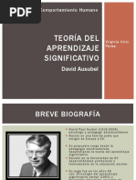 Teoría Del Aprendizaje Significativo de David Ausubel | PDF | Aprendizaje | Ciencia cognitiva