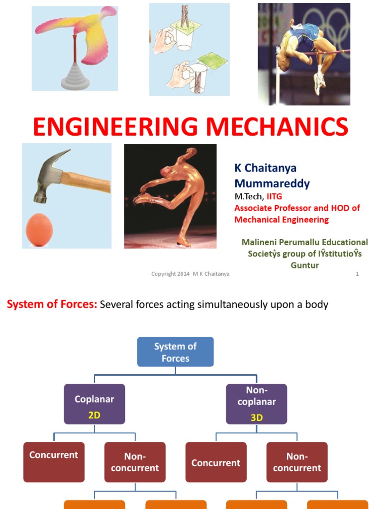 Engineering Mechanics PPT 2 | Force | Physics & Mathematics