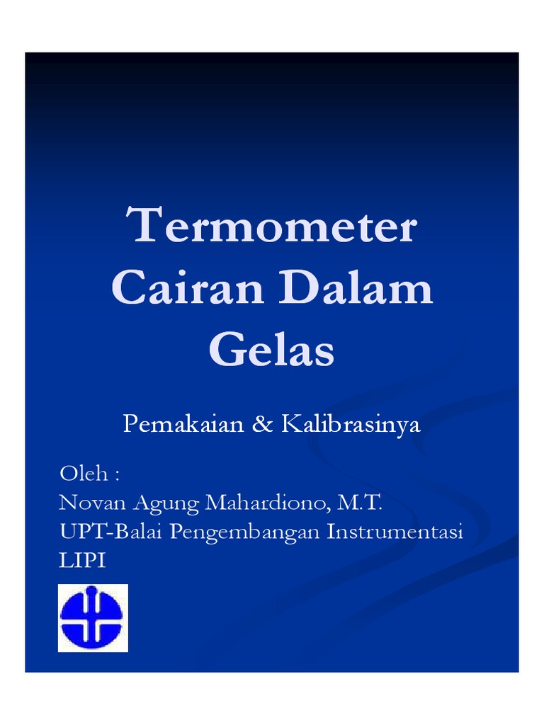 Kalibrasi Termometer Cairan Dalam Gelas (Compatibility Mode) | PDF