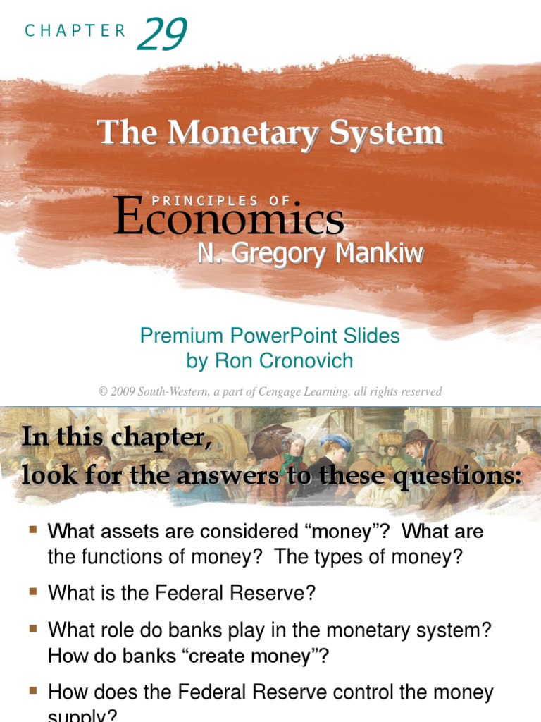 Princ Ch29 Presentation | PDF | Money Supply | Federal Funds Rate