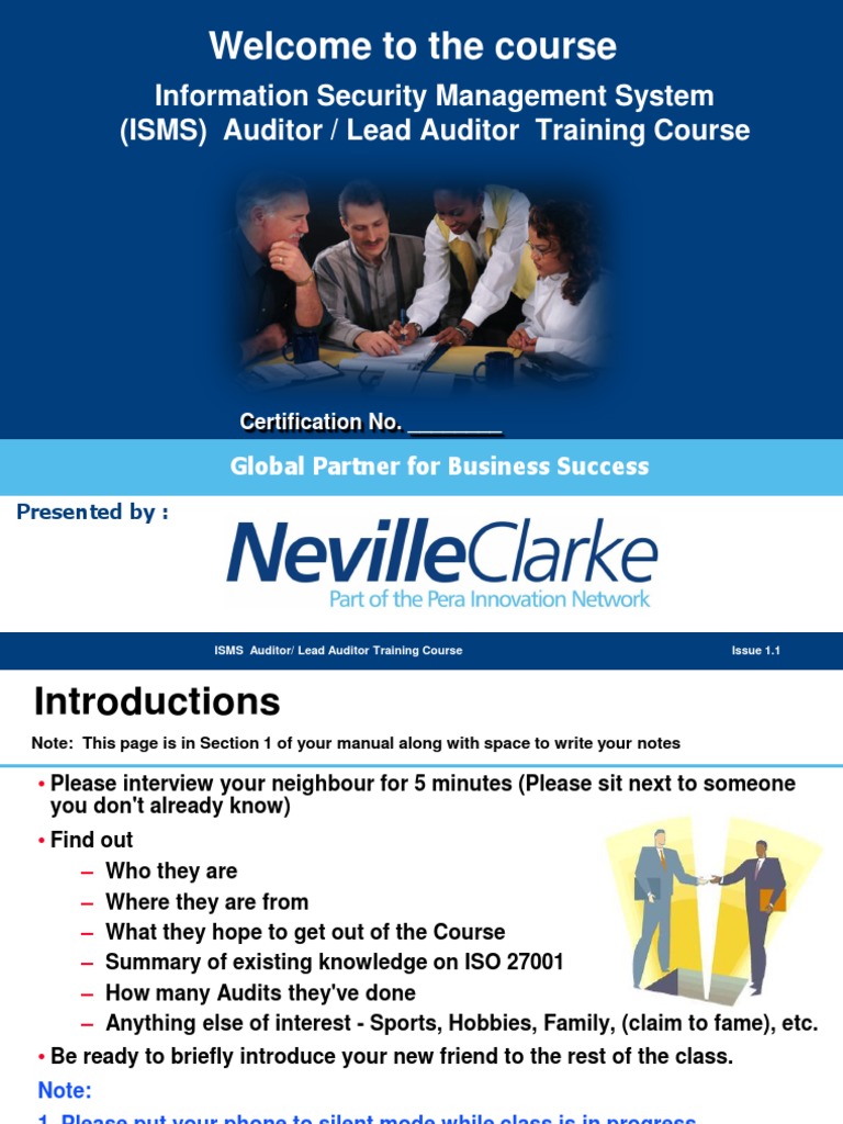 ALA ISO 27000 Presentation Material Rev2 | Download Free PDF ...