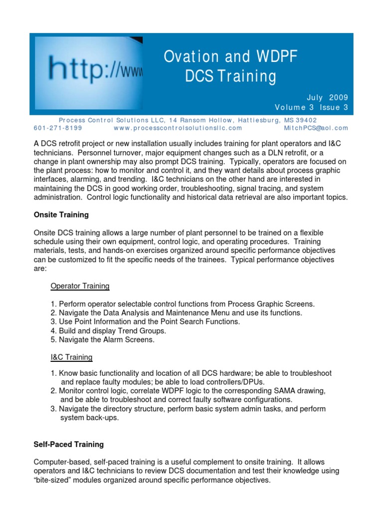 DCS Ovation | PDF | Simulation | Programmable Logic Controller