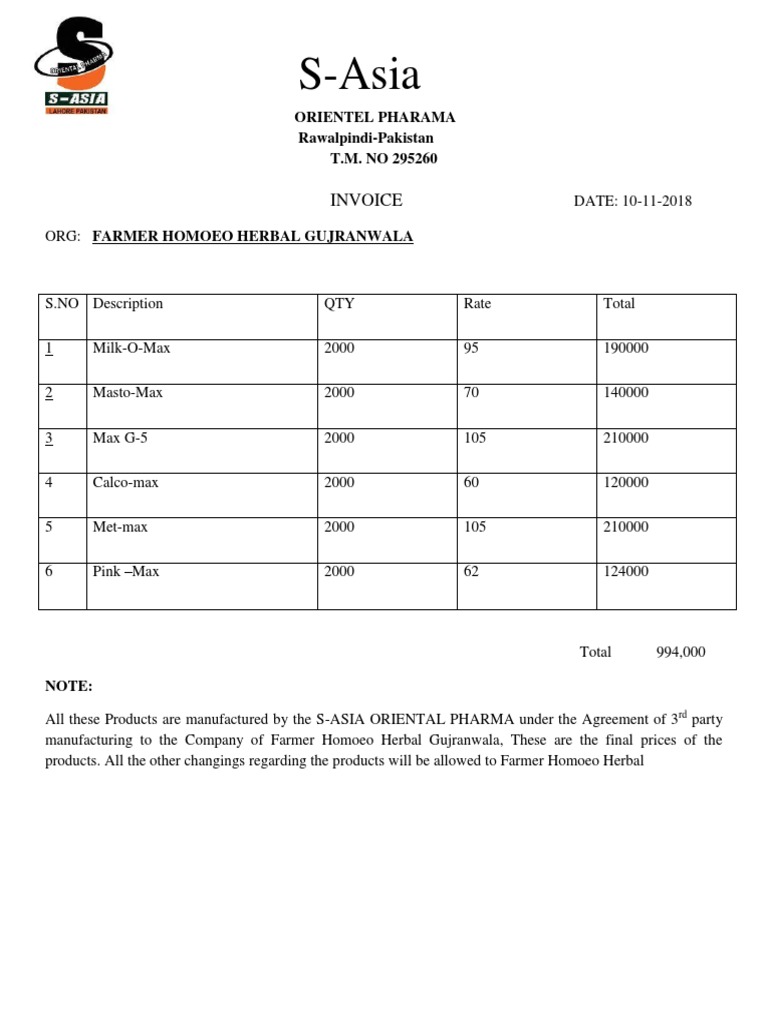S-Asia: Invoice | PDF | Technology & Engineering