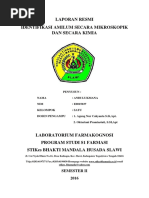 Laporan Praktikum Farmakognosi Simplisia Folium | PDF