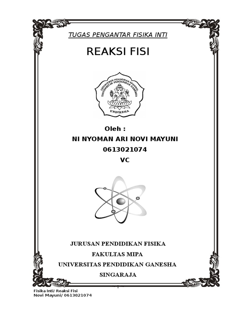 Reaksi Fisi | PDF