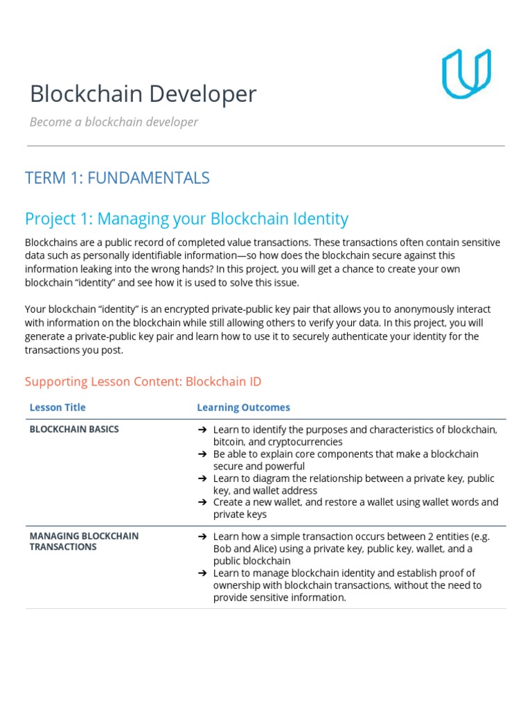 Syllabus +Blockchain+Developer | PDF | Public Key Cryptography | Web ...