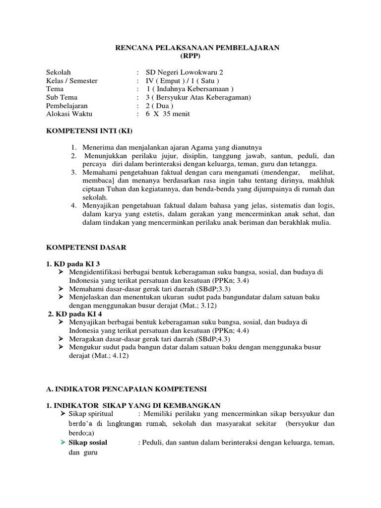 Format Program Kerja | PDF